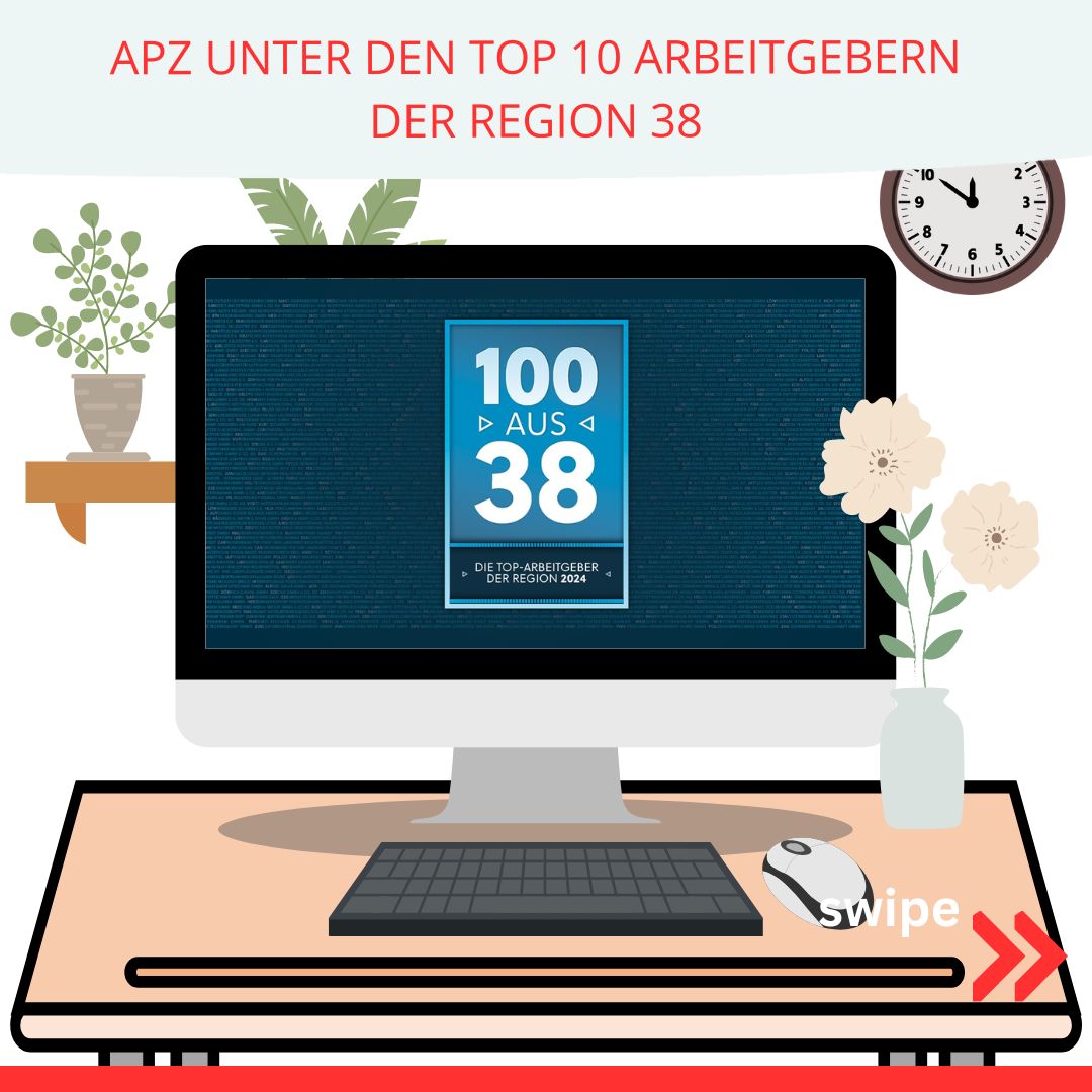 APZ unter den Top 10 Arbeitgebern der Region 38